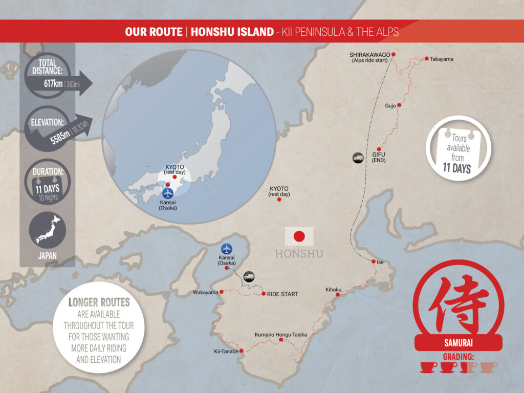Samurai Japanese Bike Tour – Mt Fuji, Honshu & Shikoku Islands – Ride ...
