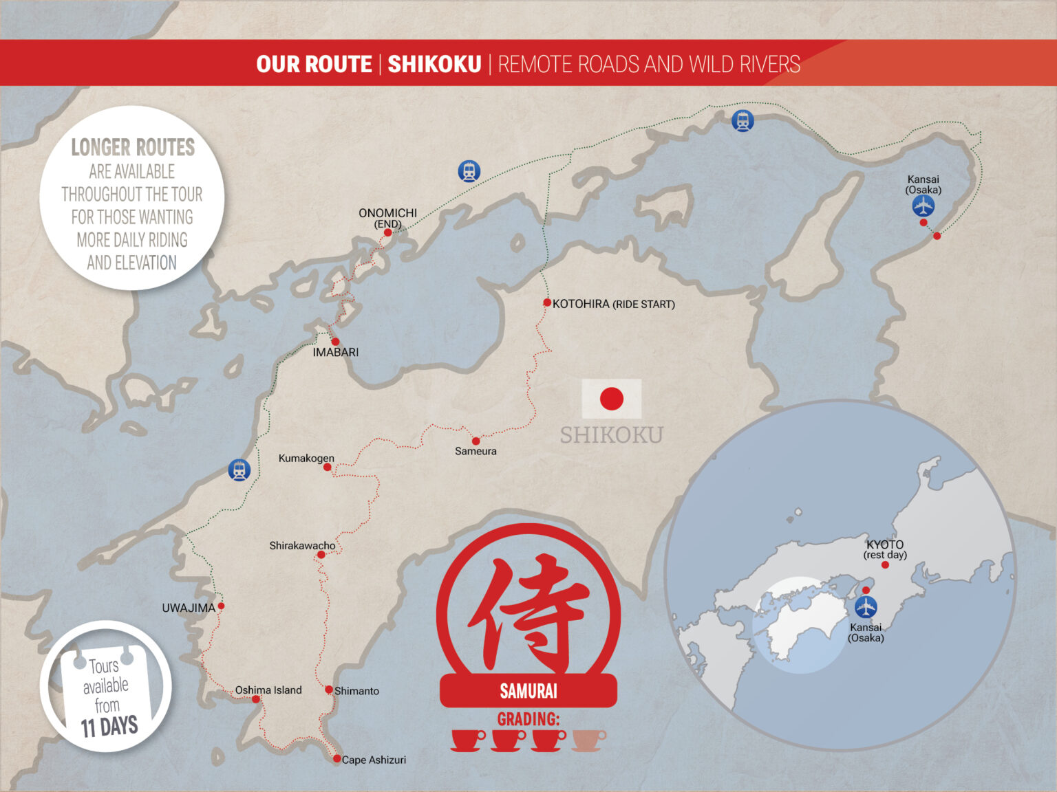 Ride and Seek - Tour: Samurai Epic - Islands of the Rising Sun - Japan