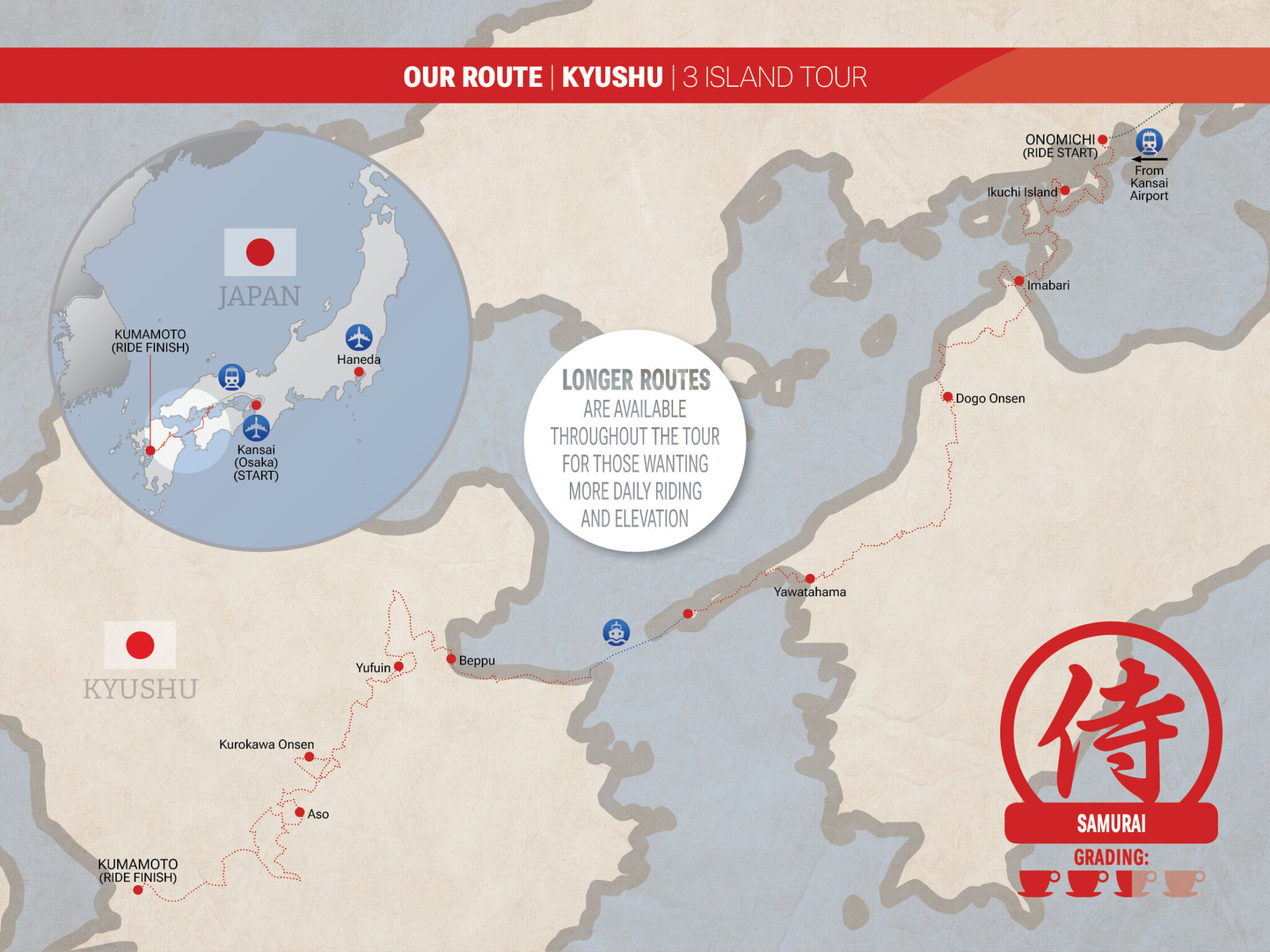 Ride and Seek - Tour: Samurai - Kyushu - The Enchanting South - Japan